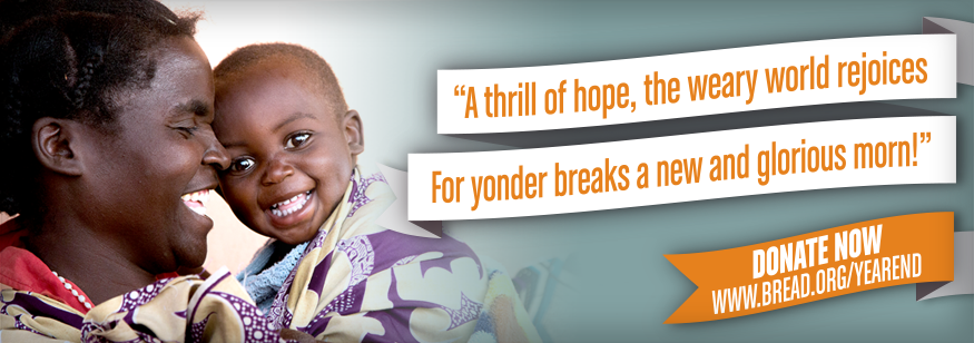 Let’s bring hope in 2016 - Bread for the World