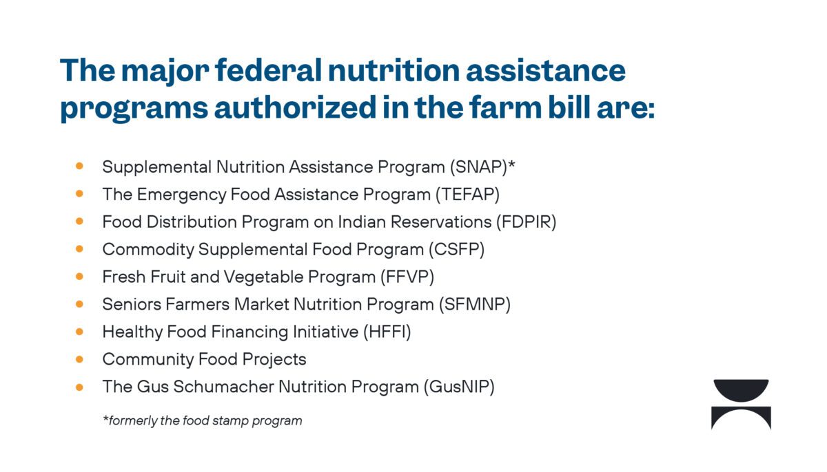 The Farm Bill: What It Is and What It Means for Hunger (2023) - Bread ...